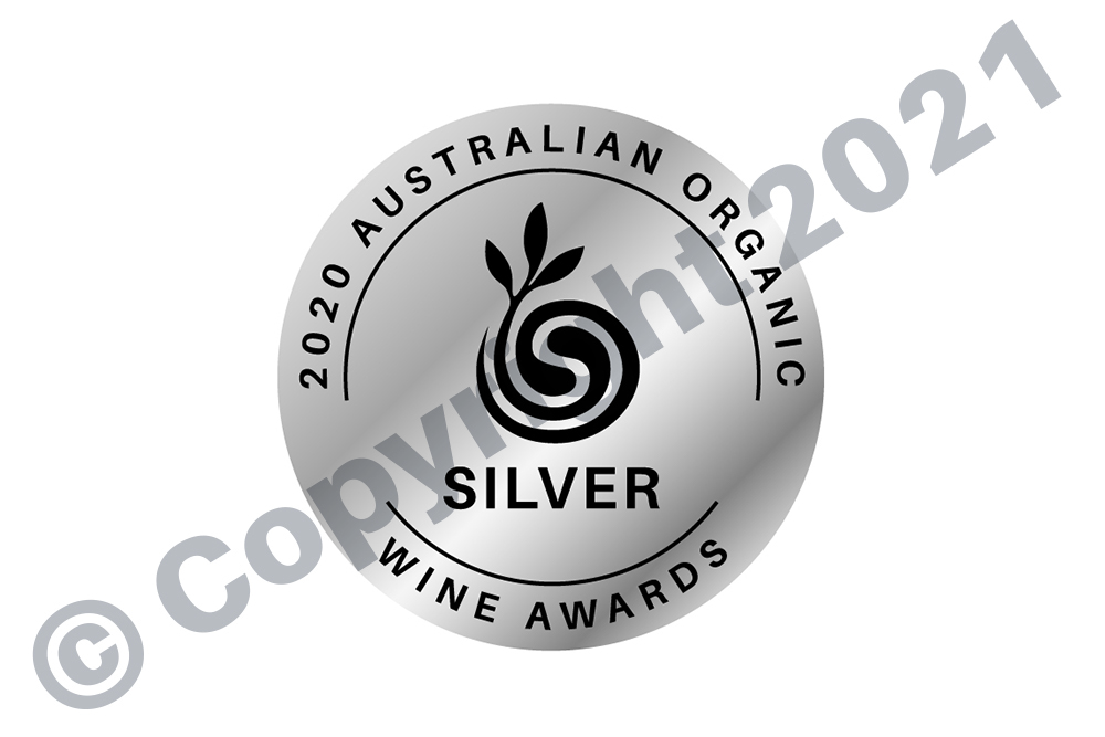 Australian Organic Wine Awards Medal Stickers - SILVER